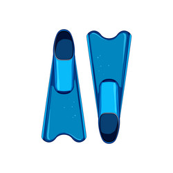 Swim flippers cartoon Royalty Free Vector Image