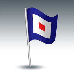 Nautical Code Flag Vector Images (77)