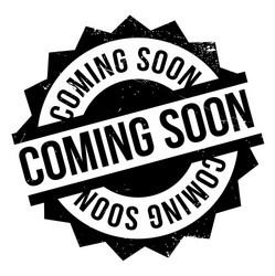 Coming soon rubber stamp Royalty Free Vector Image