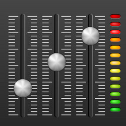 Mixing console Royalty Free Vector Image - VectorStock