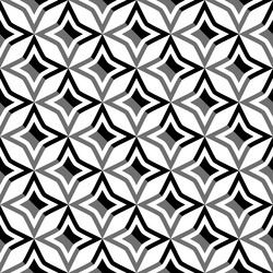 Abstract quadrangular star seamless pattern Vector Image