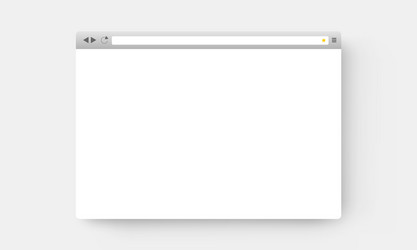 Blank window of email template message Royalty Free Vector