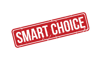 Smart choice rubber stamp seal Royalty Free Vector Image
