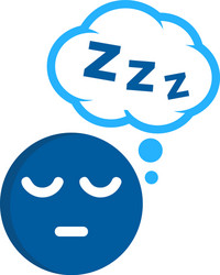 0258 sleep mask Royalty Free Vector Image - VectorStock