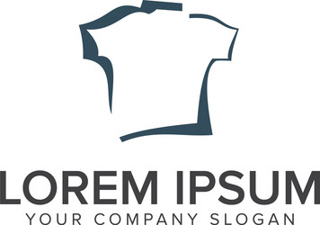 T-shirt logo and design concept template Vector Image