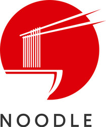 Noodle logo Royalty Free Vector Image - VectorStock