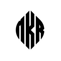 Mkr logo letter design Royalty Free Vector Image