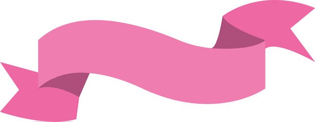 Pink ribbon decoration design Royalty Free Vector Image