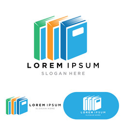 Book logo hipster retro vintage icon Royalty Free Vector