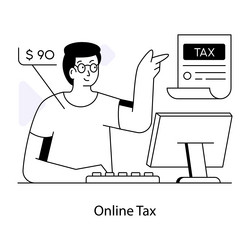Tax Online Vector Images (over 11,000)