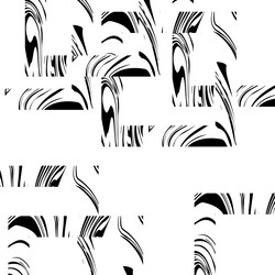 Black and white liquid swirl patterns Royalty Free Vector