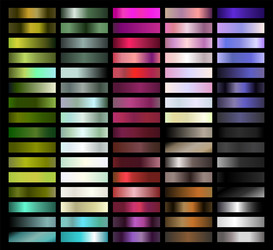 Red color gradient collection of swatches Vector Image