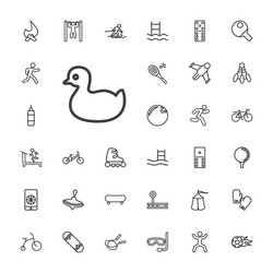 Activity icons Royalty Free Vector Image - VectorStock