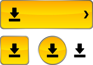 Download button set Royalty Free Vector Image - VectorStock