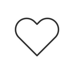 Heart cake love icon or logo Royalty Free Vector Image