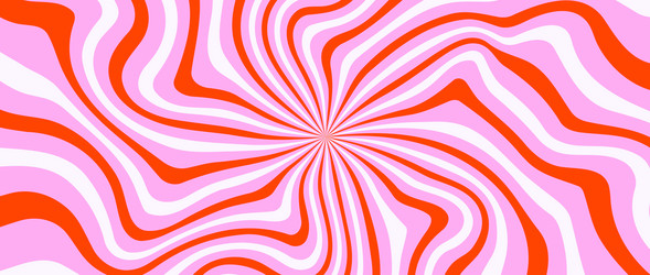Trippy burst lines background psychedelic wavy Vector Image