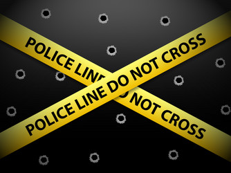 Police line background Royalty Free Vector Image
