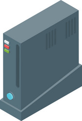 System unit computer case chassis tower Royalty Free Vector