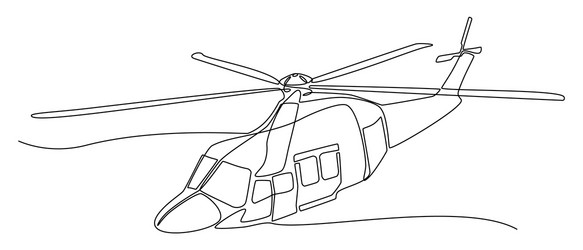 Helicopter Outline Drawing Vector Images (over 780)