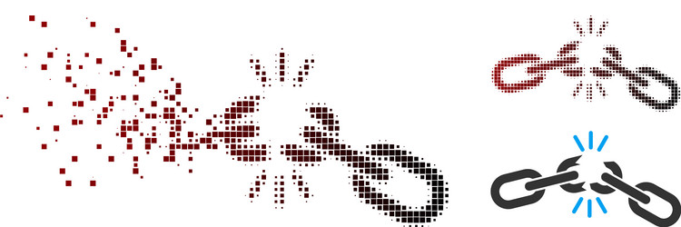 Exploding Chain Vector Images (over 190)