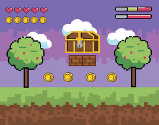 Play Button Pixelated Vector Images (over 3,500)