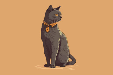 Wallpaper Cat Vintage Vector Images (over 4,700)