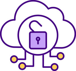 Cloud computing backup platform public Royalty Free Vector