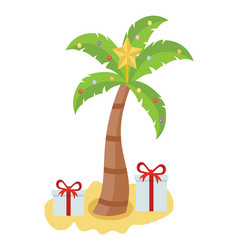 Christmas Lights Palm Tree Vector Images (over 190)