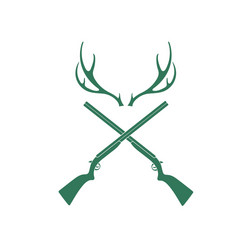 Rifle club logo designs Royalty Free Vector Image