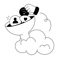 Traffic conversion Royalty Free Vector Image - VectorStock