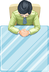 Top View Man Sitting Vector Images (over 920)