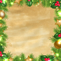 Vintage Christmas Border Vector Images (over 24,000)