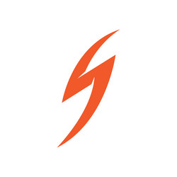 Lightning Energy Logo Royalty Free Vector Image