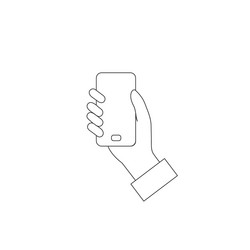 No cell phone sign icon talking and calling Vector Image