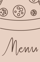 Restaurant menu Royalty Free Vector Image - VectorStock