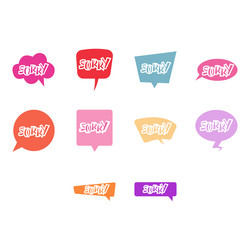 Hot apps icon set Royalty Free Vector Image - VectorStock