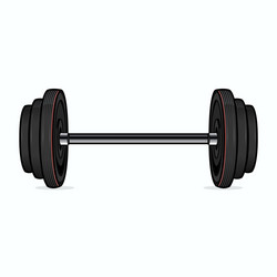 Dumbbells Royalty Free Vector Image - VectorStock