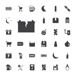 15 full icons Royalty Free Vector Image - VectorStock