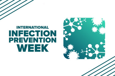 International infection prevention week holiday Vector Image