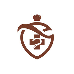 Snake coat of arms Royalty Free Vector Image - VectorStock
