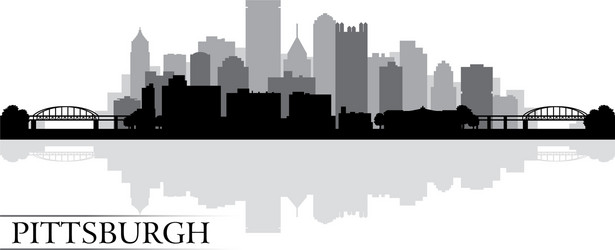 Pittsburgh Skyline Vector Images (over 110)