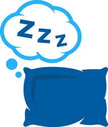 Moon sleep logo icon design Royalty Free Vector Image