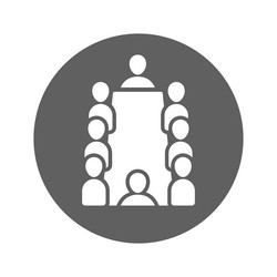 Conference executive meeting icon Royalty Free Vector Image