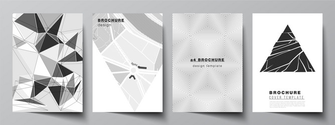 Cover page design template modern brochure layout Vector Image