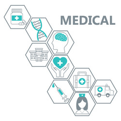 Medical healthcare service Royalty Free Vector Image