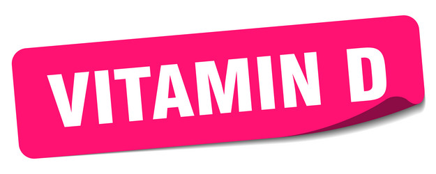 Vitamin sticker vitamin label Royalty Free Vector Image