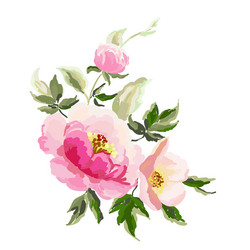 Spring flowers bouquet Royalty Free Vector Image