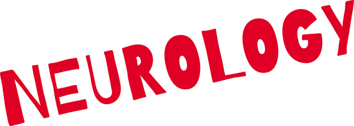 Neurology rubber stamp Royalty Free Vector Image