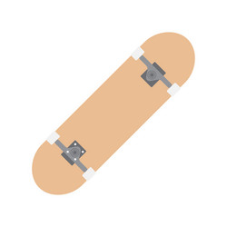 Flat cartoon line set skateboard Royalty Free Vector Image