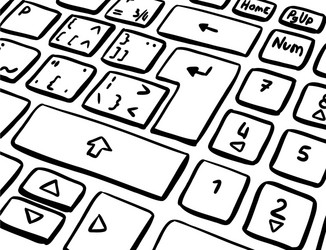 Shift Key Keyboard Vector Images (over 300)